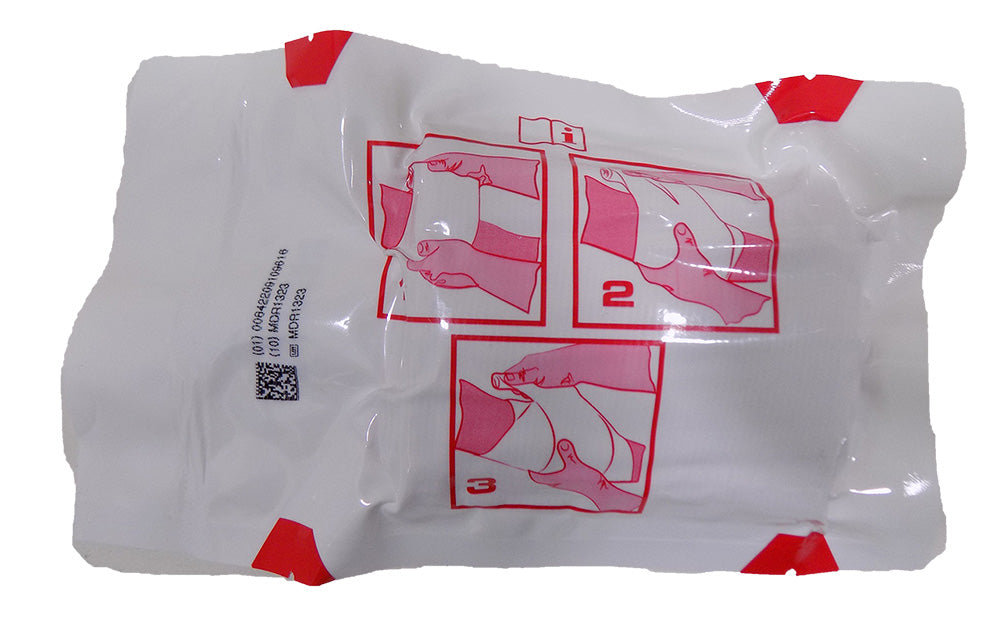 4" Flat Responder Emergency Trauma Dressing - WSS – Wilderness Survival ...